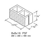 8x8x16 PSF - Bianchi Brick